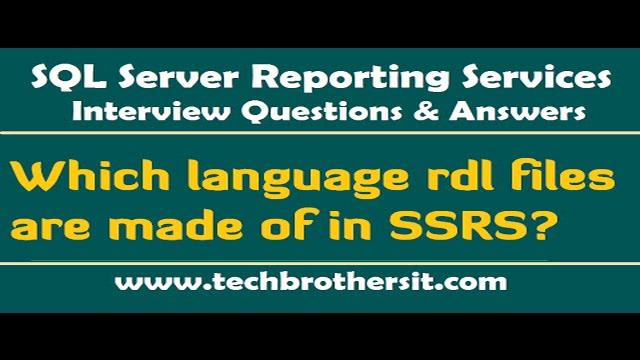 Understanding the RDL Format in SSRS: A Comprehensive Guide