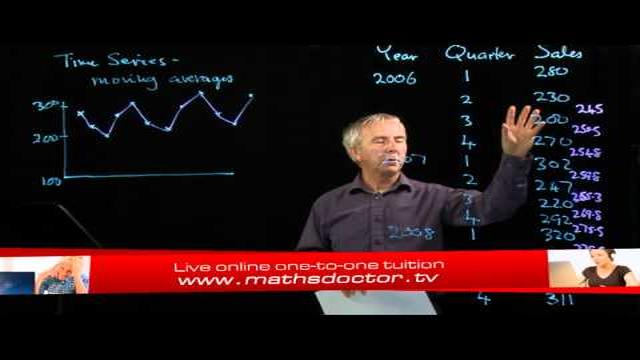 How to calculate a moving average in time series analysis