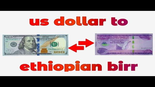 ¿Cuánto es 1 USD por 1 Birr? - Tipo de cambio y conversión