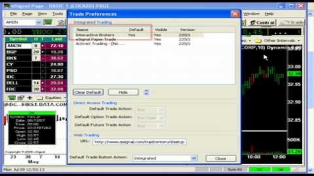 Guía paso a paso: Cómo conectar eSignal a Interactive Brokers